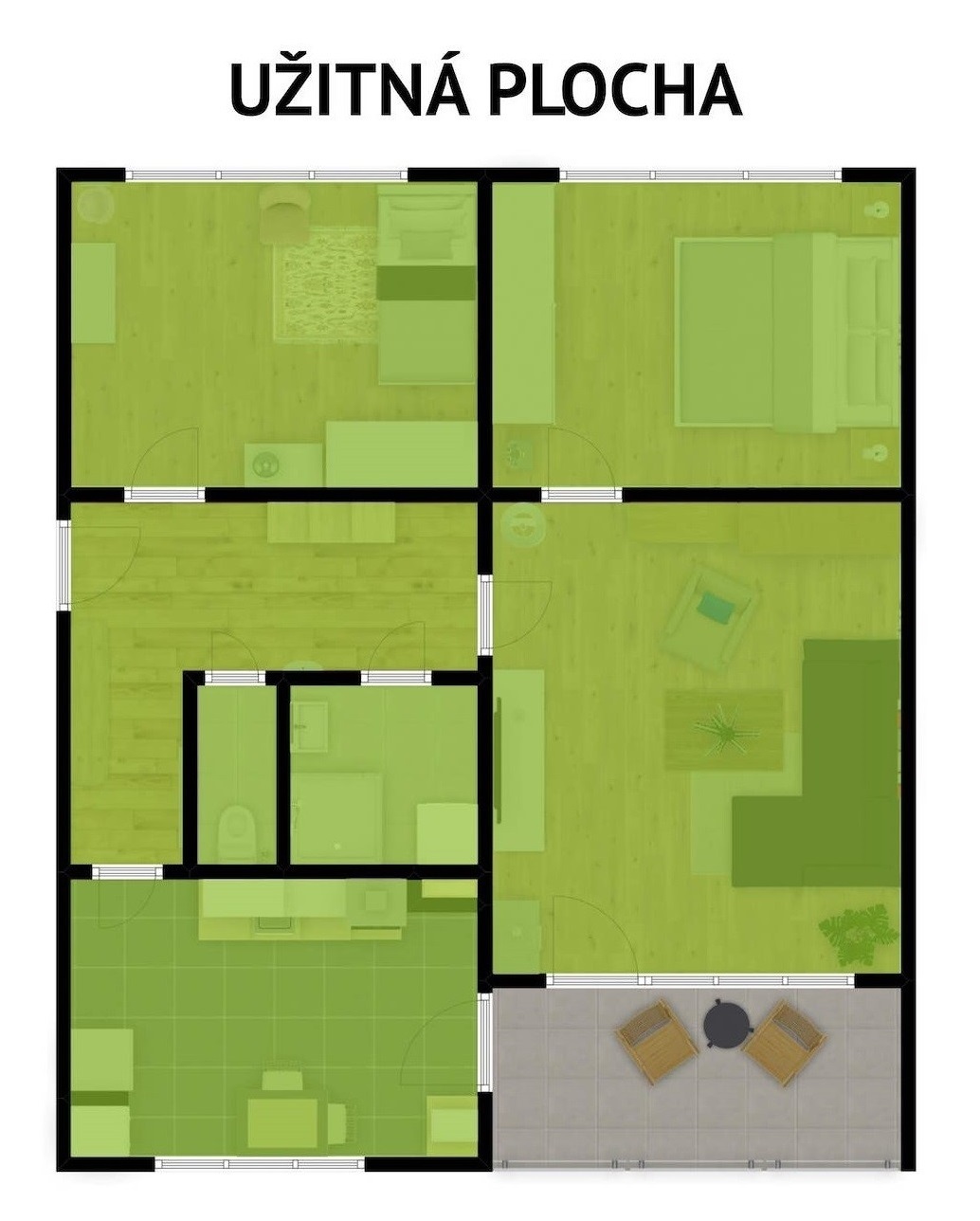 Druhy ploch u nemovitostí