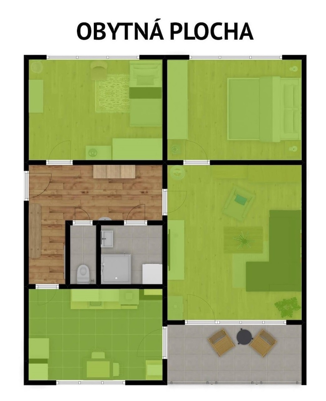 Druhy ploch u nemovitostí